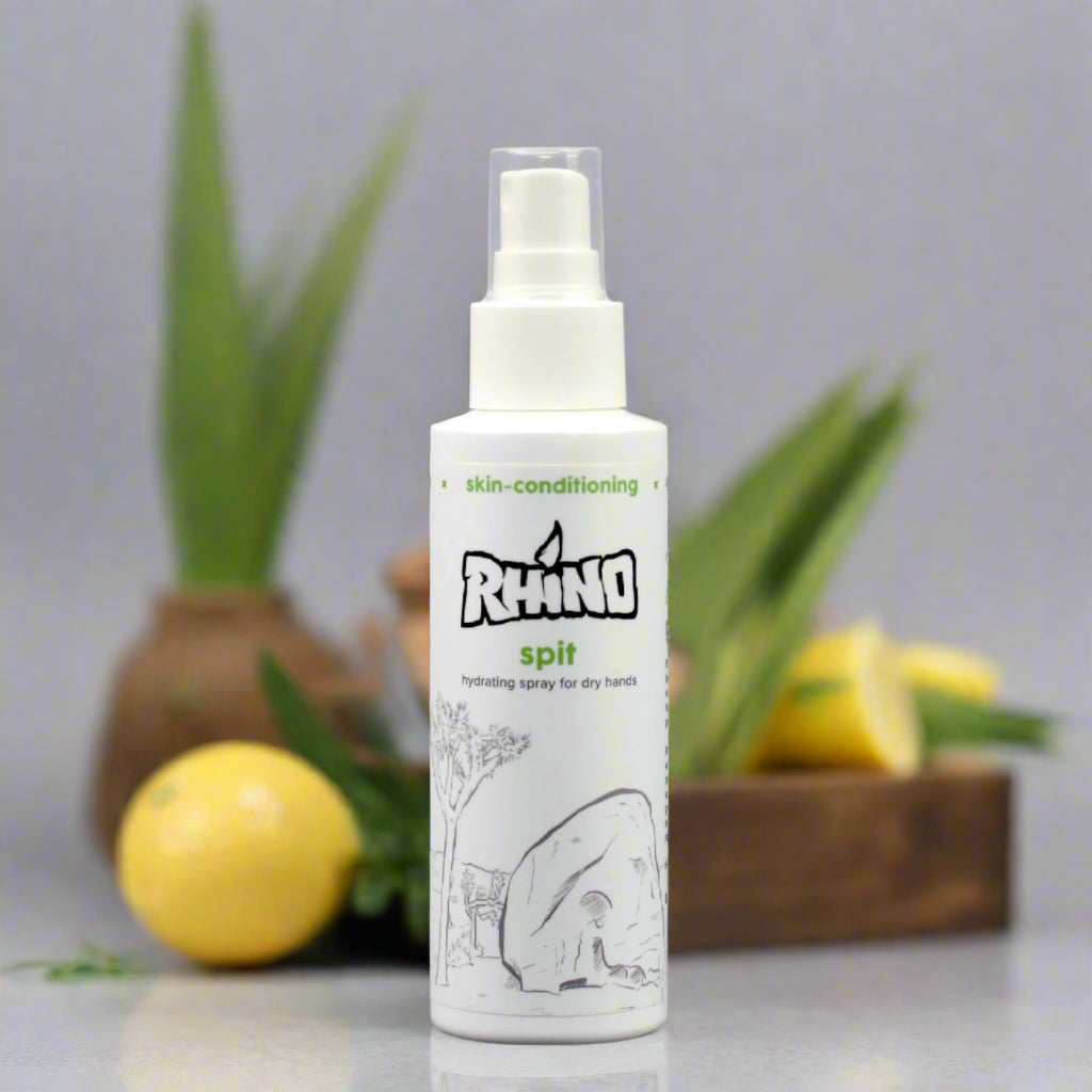 Rhino Spit – Aloe-Based Hydrating Spray for Climbers | Enhance Grip ...